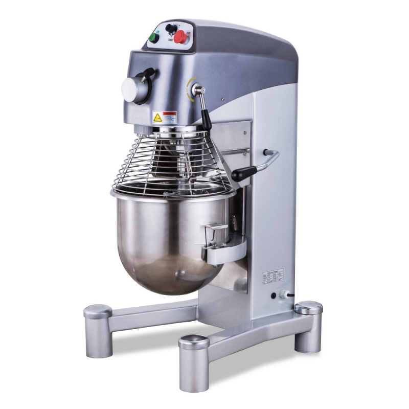 Chef AAA - MX-CN-0040, Commercial 40 Quart Mixer with Guard, 3 attachm