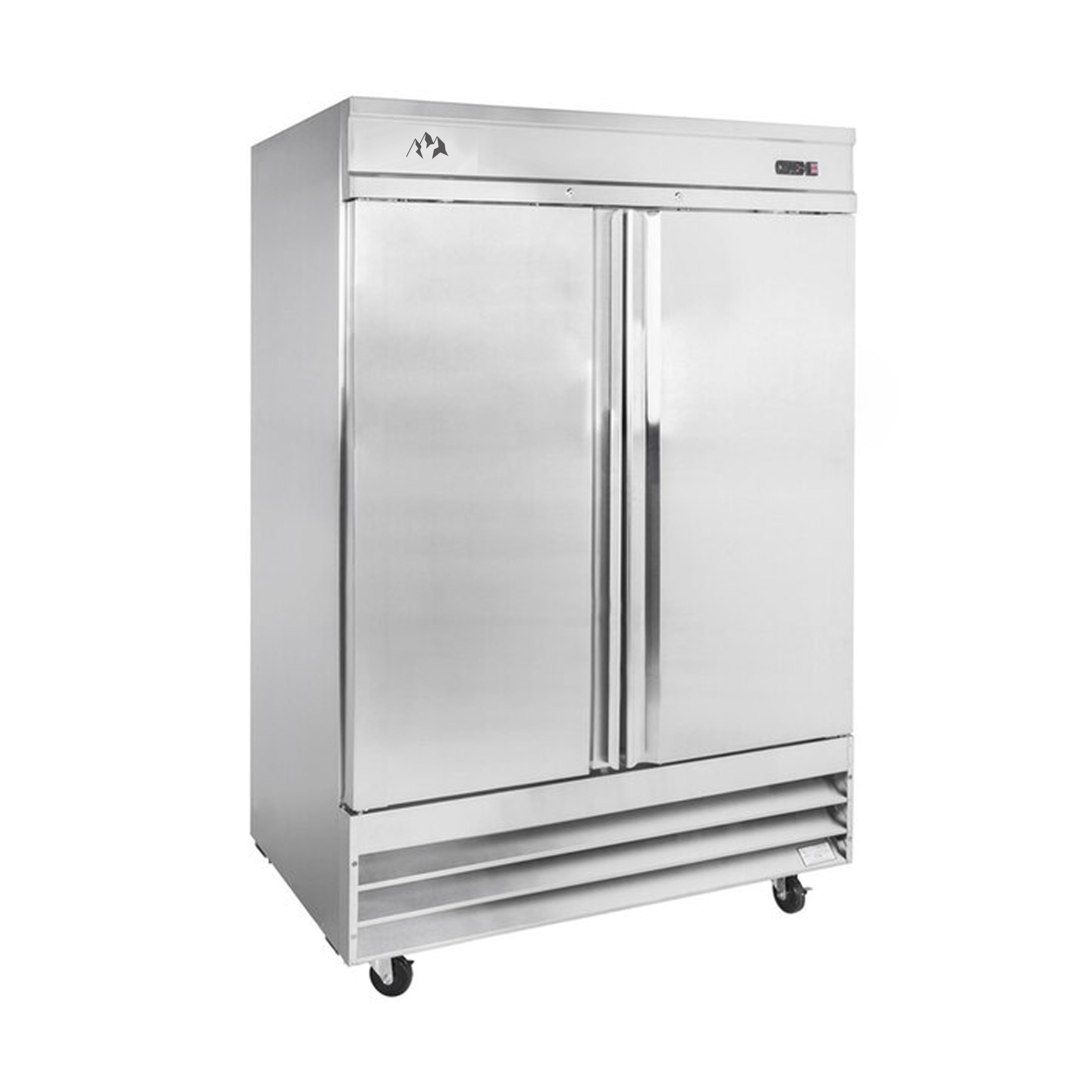 Chef AAA - SS-2F-HC, Commercial 54" Reach-In Freezer 2 Solid Door Stai